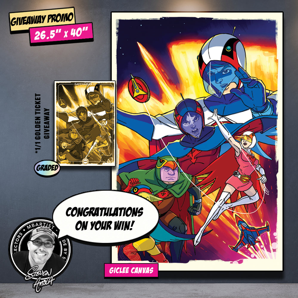 GOLDEN TICKET CLAIM | GATCHAMAN #1 by Steven Ahola | NYCC – MBartist