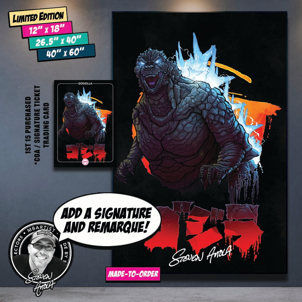 CANVAS | GODZILLA: MINUS ONE by Steven Ahola – MBartist