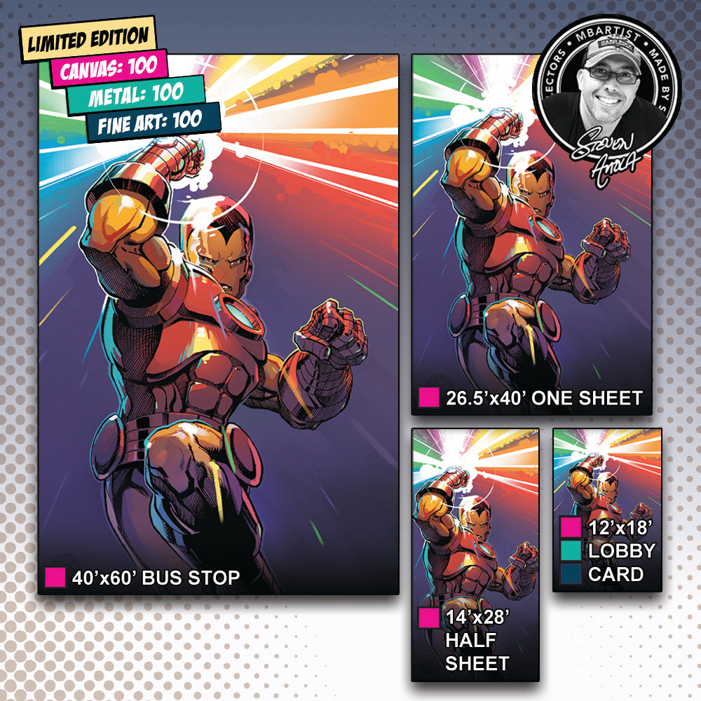 CANVAS | IRON MAN: RETRO END GAME by Steven Ahola – MBartist