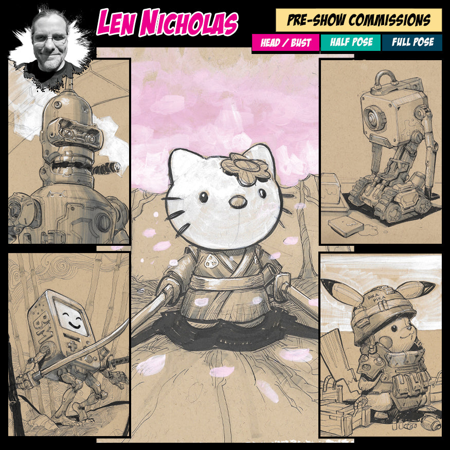PRE-SHOW COMMISSION | LEN NICHOLAS – MBartist