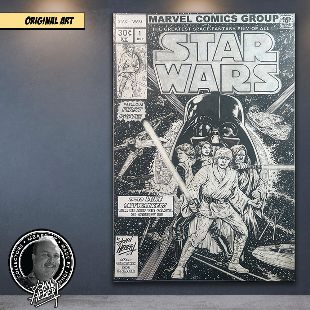 ORIGINAL ART | STAR WARS #1: COVER RECREATION by John Hebert – MBartist