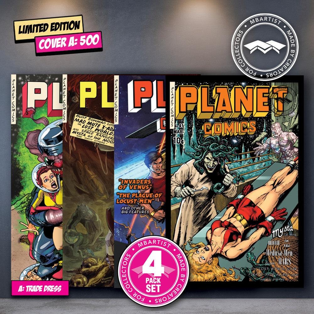 COMIC BOOK | PLANET COMICS #41, 51, 66, 70: PARTIAL GOLDEN AGE TRIBUTE ...