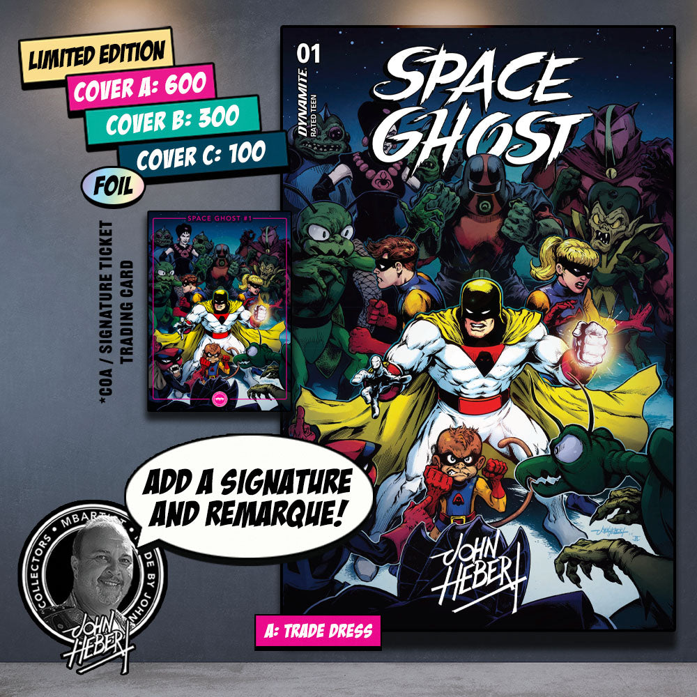 COMIC BOOK | SPACE GHOST #1: VARIANT EXCLUSIVE by John Hebert – MBartist