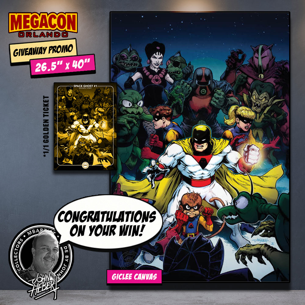 GOLDEN TICKET CLAIM | SPACE GHOST #1 by John Hebert | MEGACON – MBartist