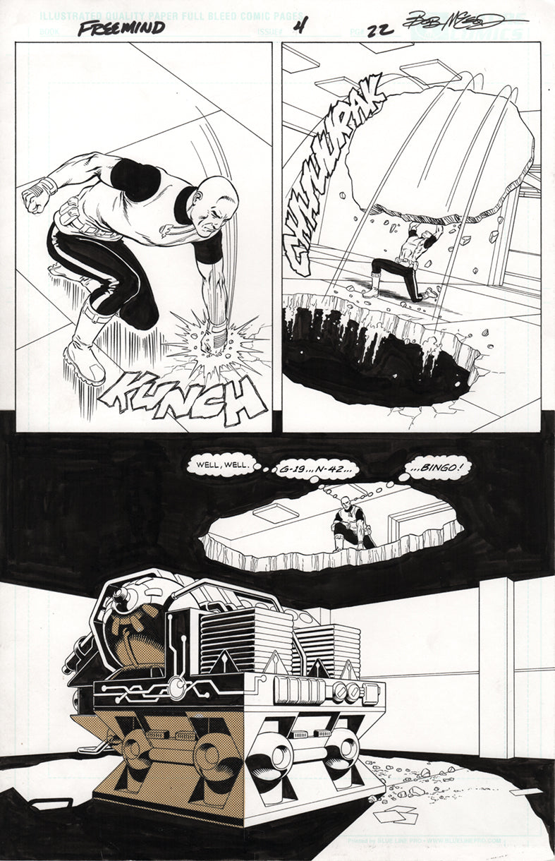 ORIGINAL ART | FREEMIND #4, PG.22 by Bob McLeod – MBartist