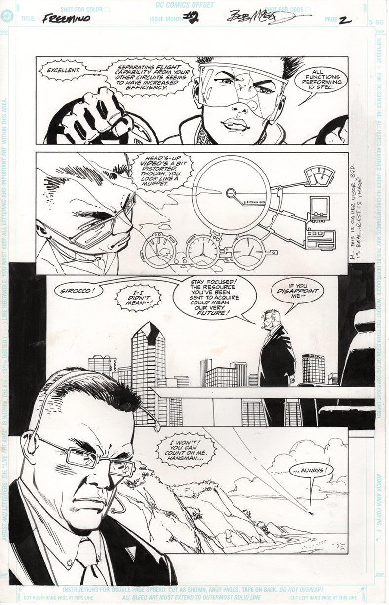 ORIGINAL ART | FREEMIND #2, PG.02 by Bob McLeod – MBartist