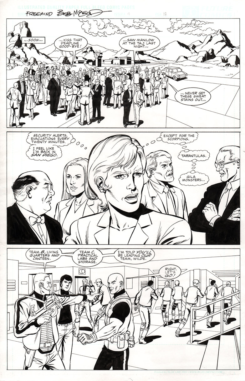 ORIGINAL ART | FREEMIND #4, PG.18 by Bob McLeod – MBartist
