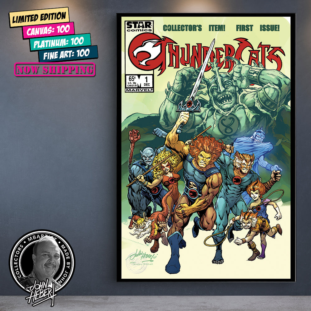 PRINT | THUNDERCATS #1: COVER RECREATION by John Hebert – MBartist